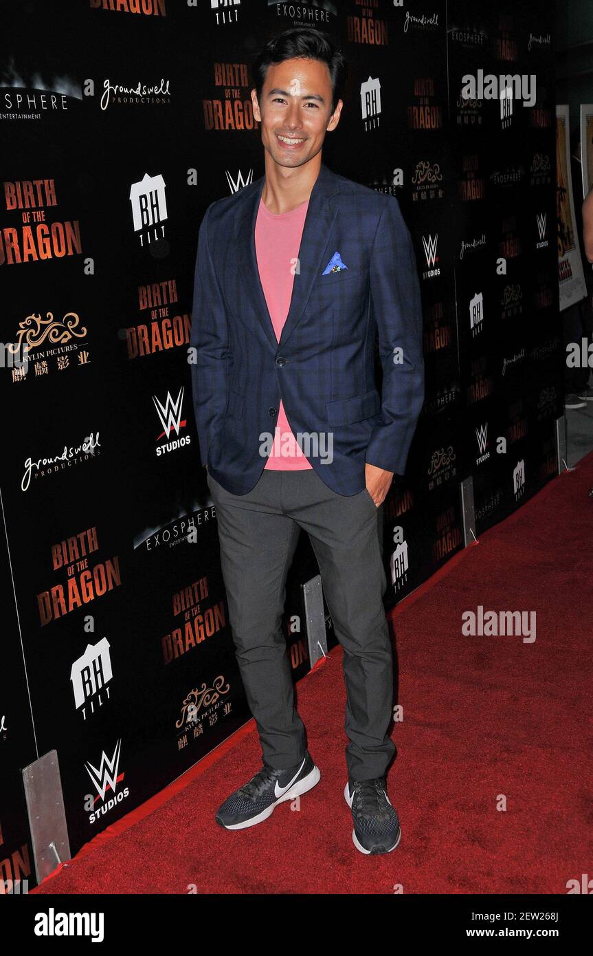 George Young arrives at the "Birth Of The Dragon" Los Angeles Screening ...