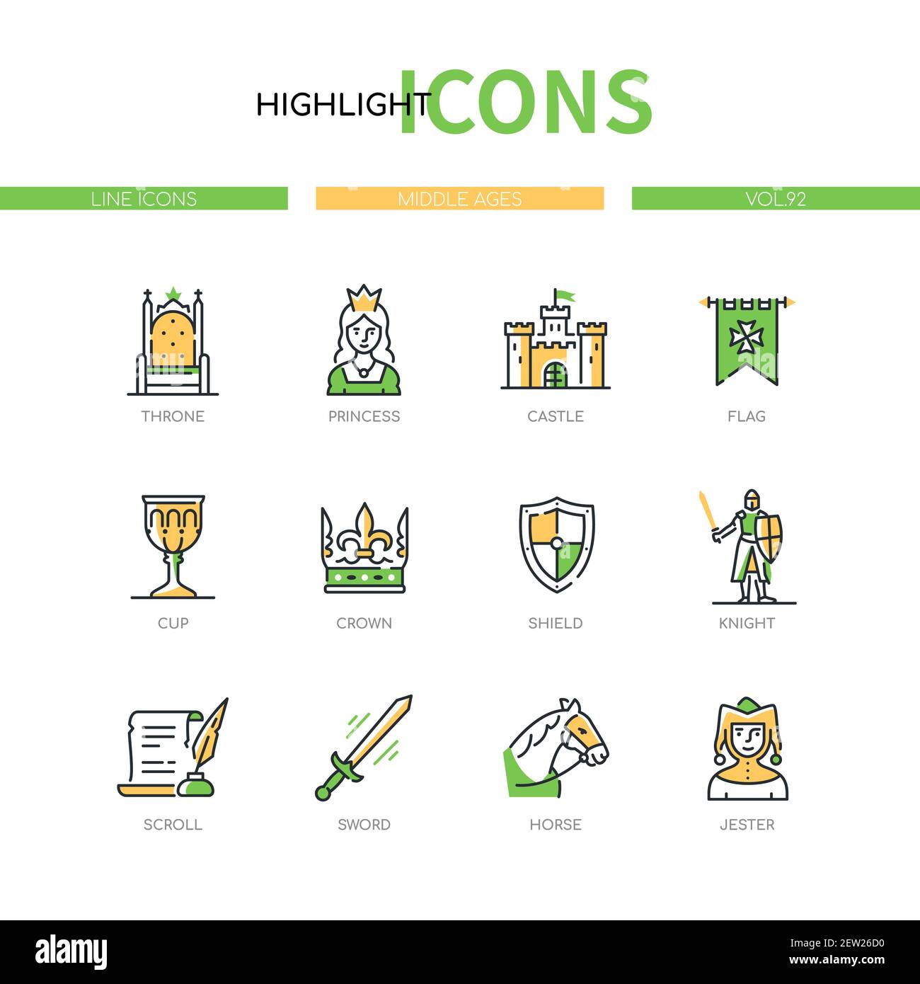 History medieval modern europe Stock Vector Images - Alamy