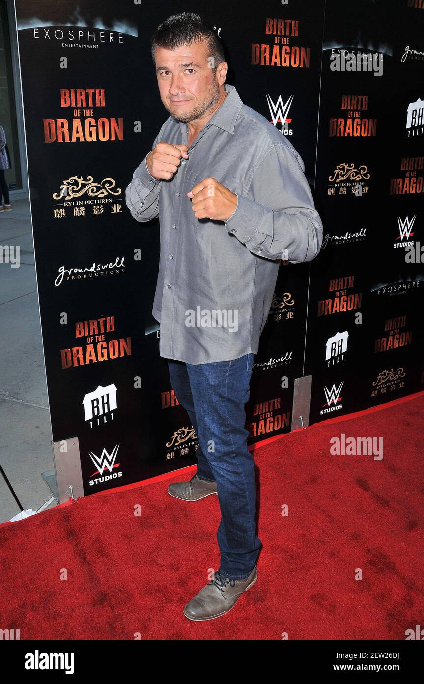 Danny Musico arrives at the "Birth Of The Dragon" Los Angeles Screening ...