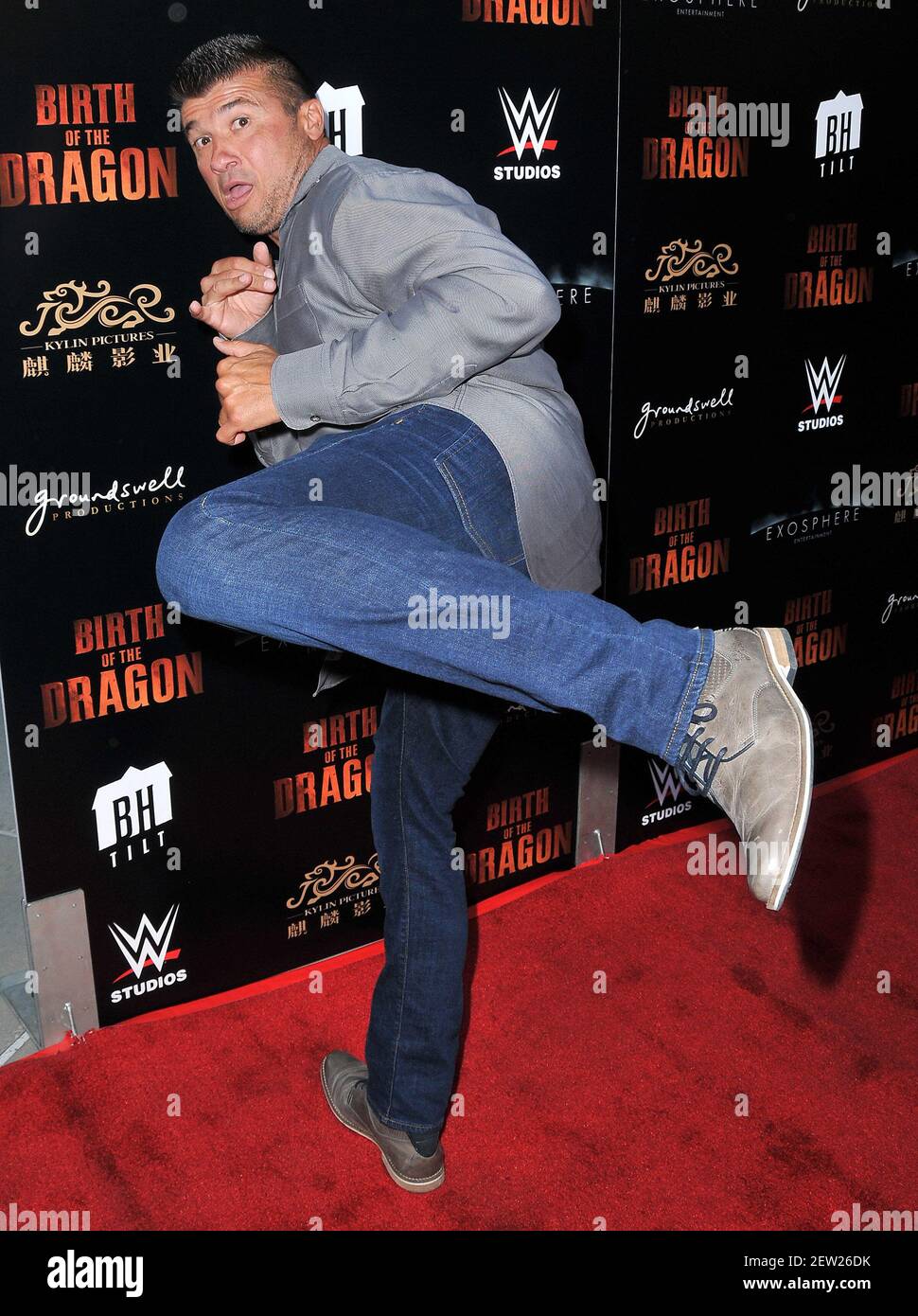 Danny Musico arrives at the "Birth Of The Dragon" Los Angeles Screening ...