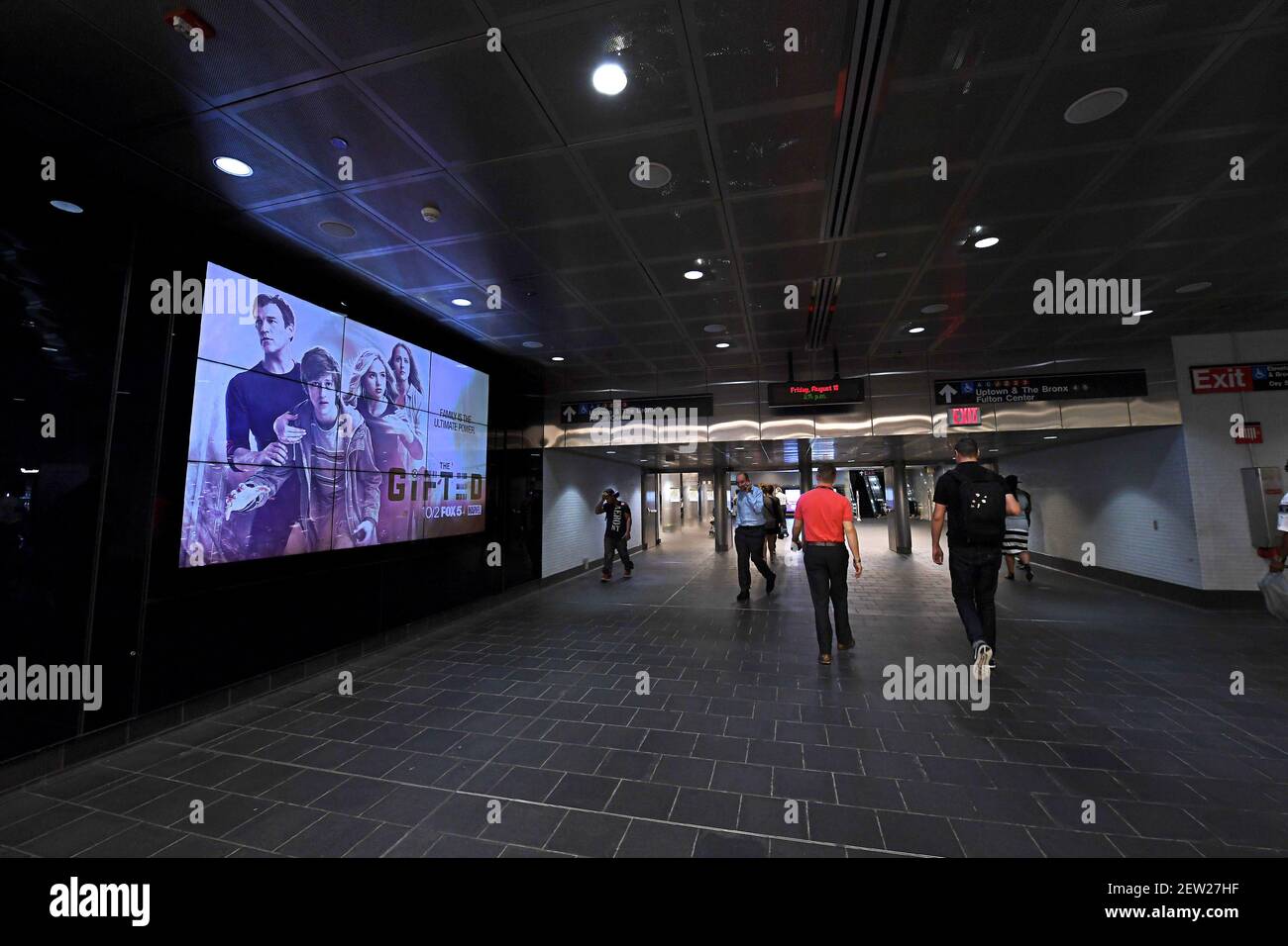 NEW YORK CITY - AUGUST 18: An advertising installation for the FOX show ...