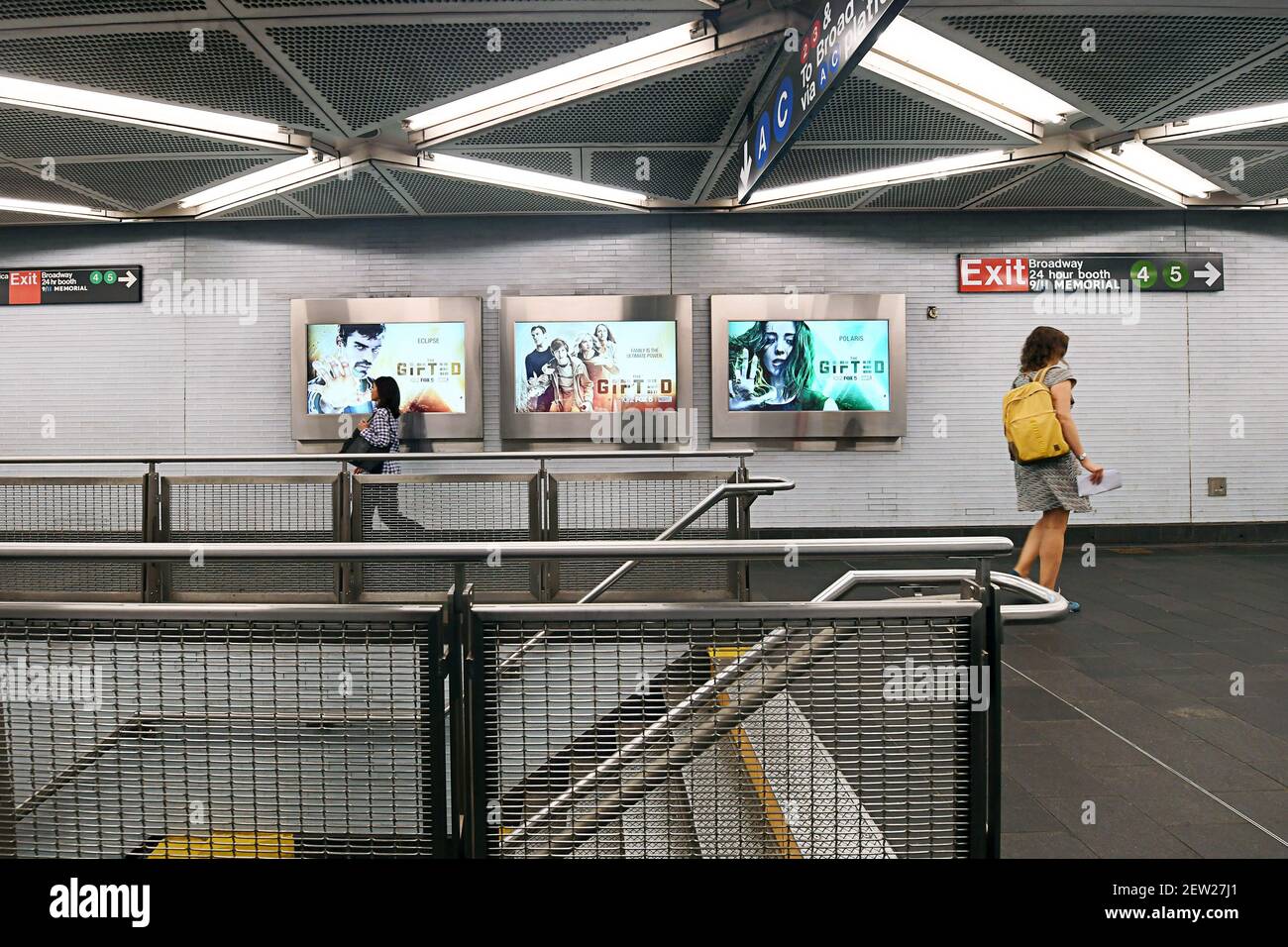 NEW YORK CITY - AUGUST 18: An advertising installation for the FOX show ...