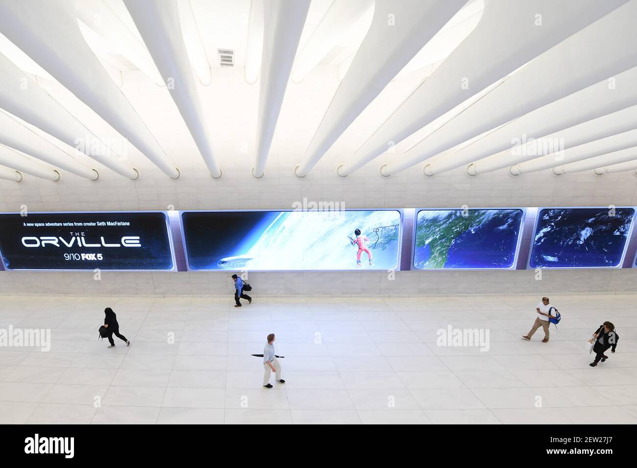 NEW YORK CITY - AUGUST 18: An advertising installation for the FOX show ...