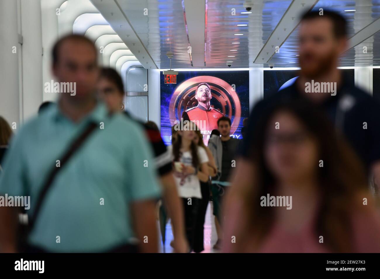 NEW YORK CITY - AUGUST 18: An advertising installation for the FOX show ...