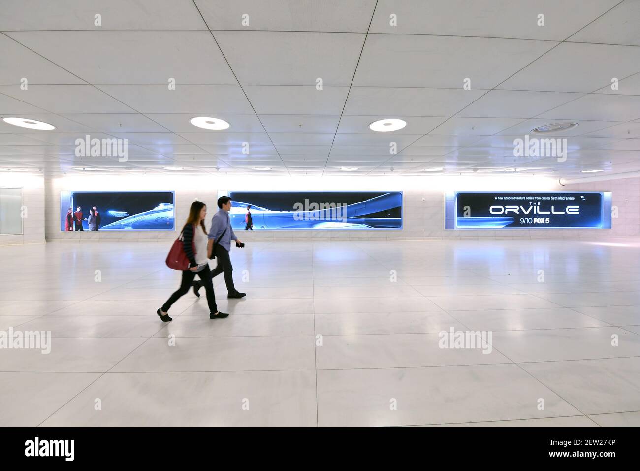 NEW YORK CITY - AUGUST 18: An advertising installation for the FOX show ...