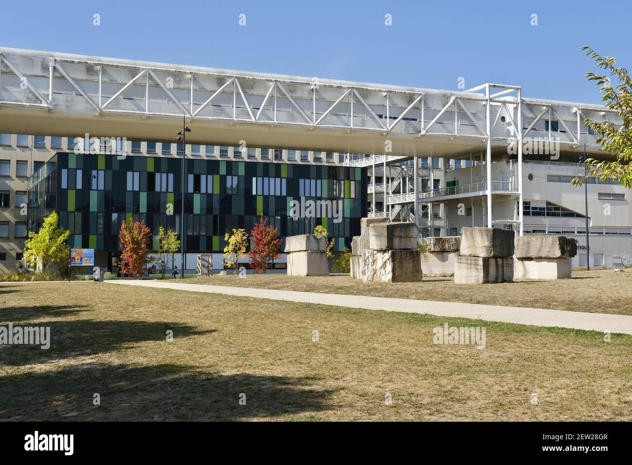 France, Cote d'Or, Dijon, campus of University of Burgundy ...