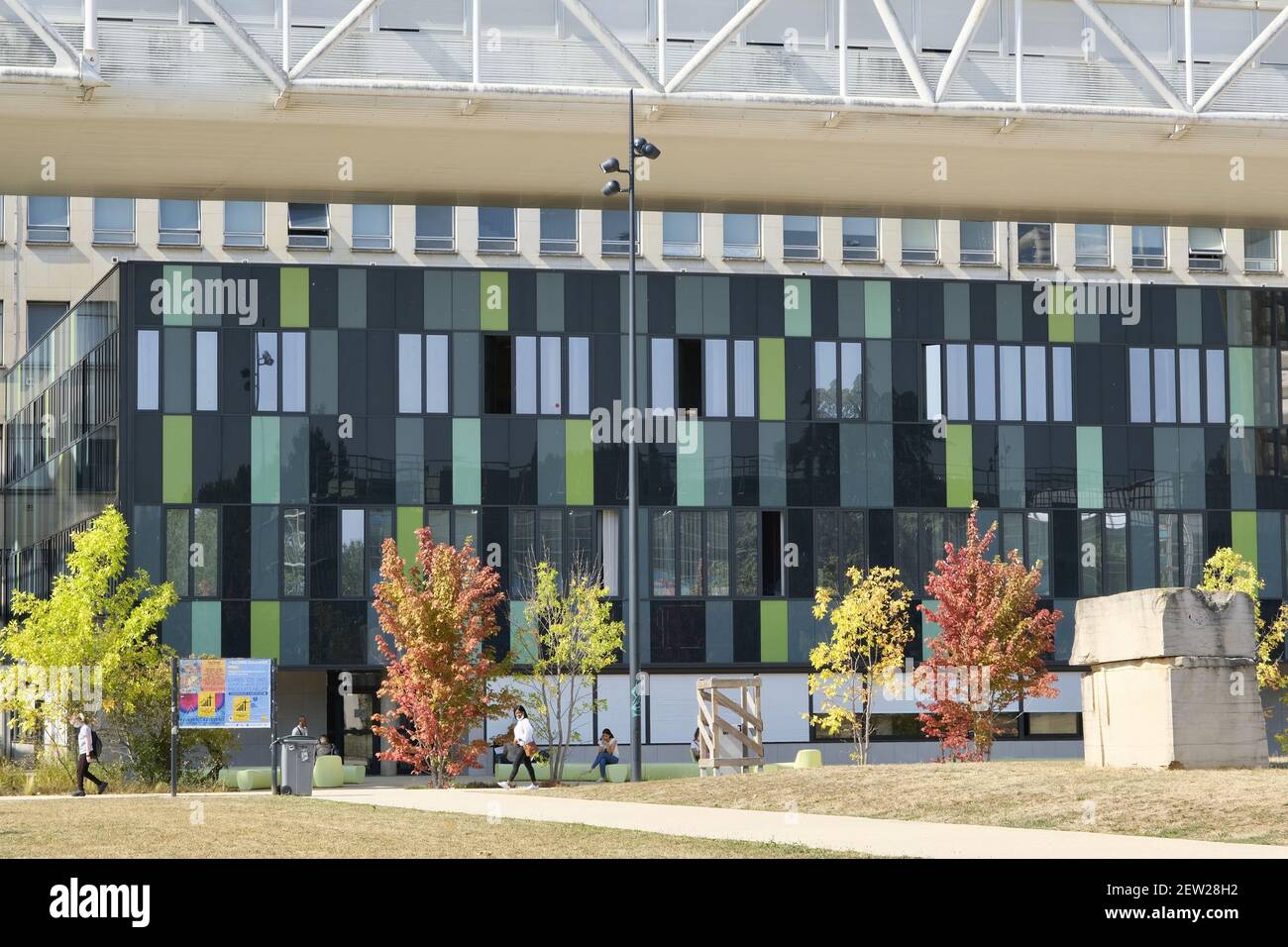 France, Cote d'Or, Dijon, campus of University of Burgundy, Faculty of ...