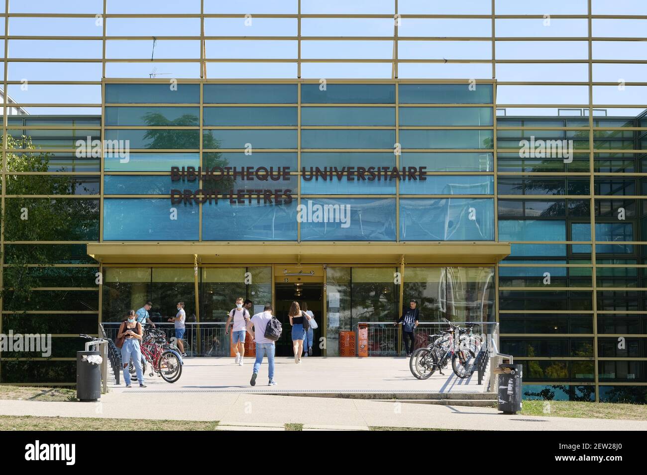 France, Cote d'Or, Dijon, campus of University of Burgundy, Law-Letters ...