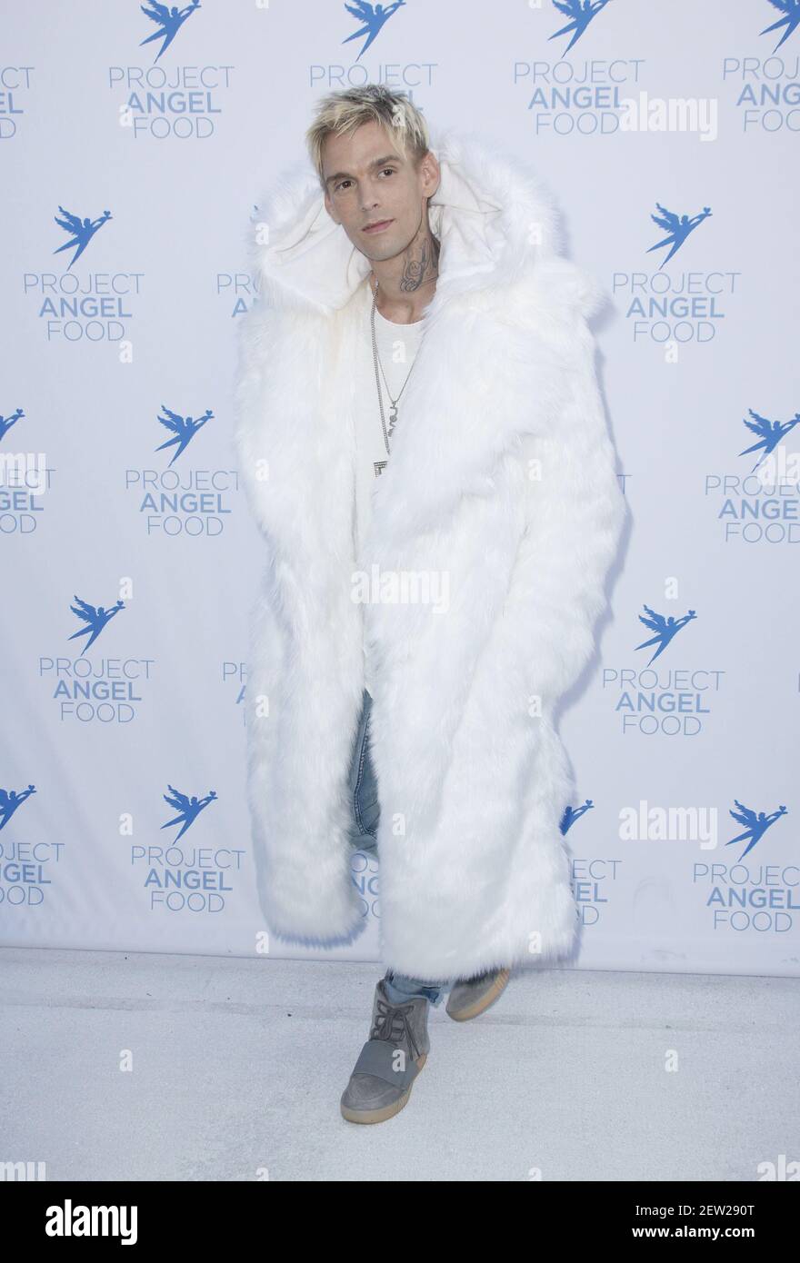 Singer Aaron Carter attends Project Angel Food 27th annual Angel Awards ...