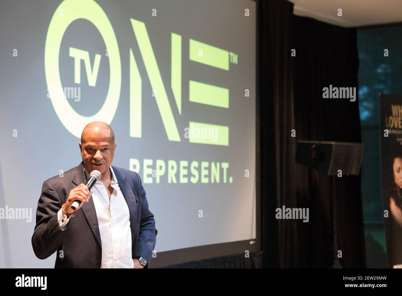 Alfred C. Liggins, CEO, President and Treasurer of Radio One Inc., and ...