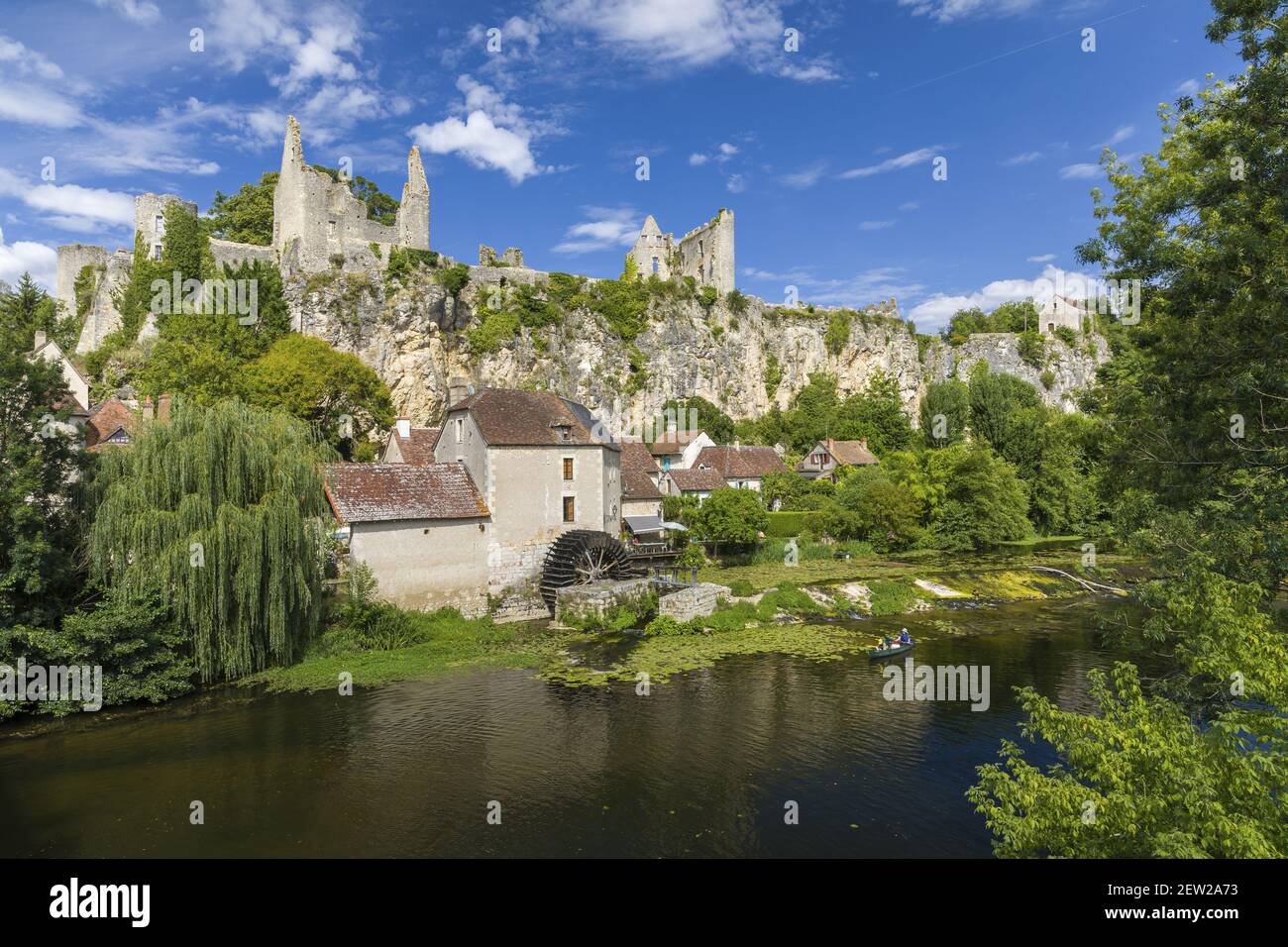 France, Vienne (86), Angles-sur-l'Anglin, labeled Les Plus Beaux ...