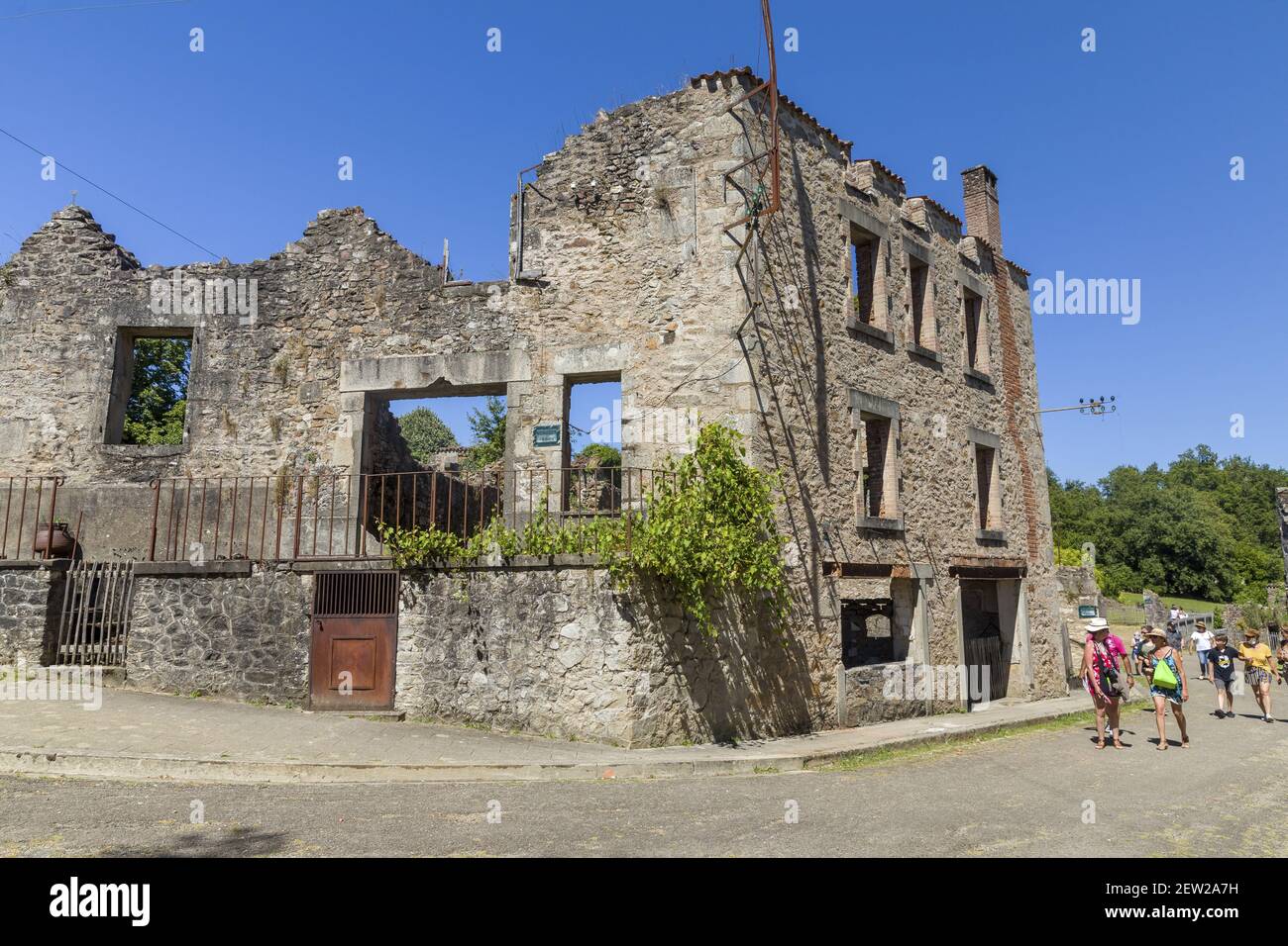 France, Haute-Vienne, Oradour-sur-Glane, martyr village destroyed ...