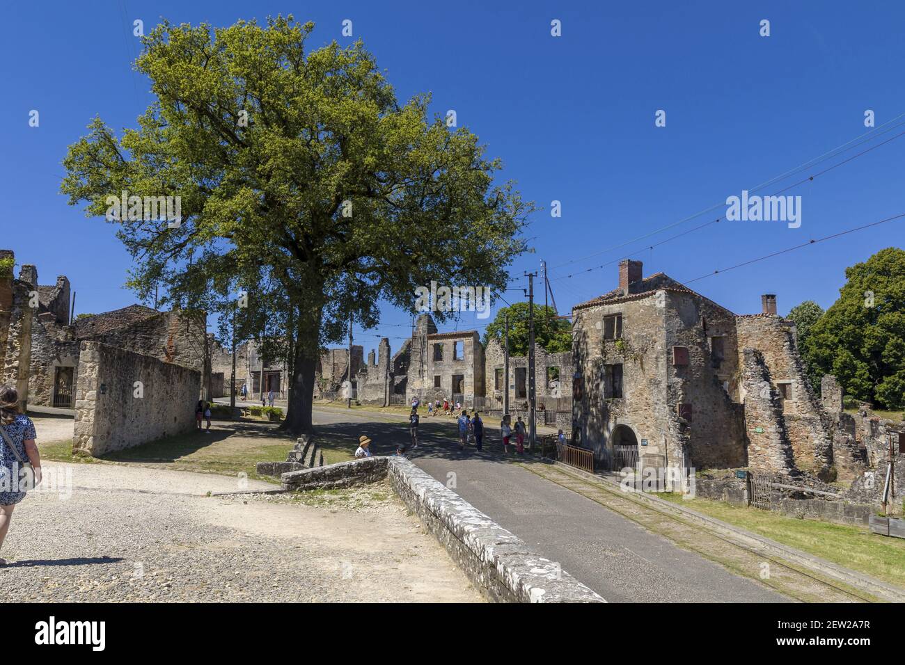 France, Haute-Vienne, Oradour-sur-Glane, martyr village destroyed ...