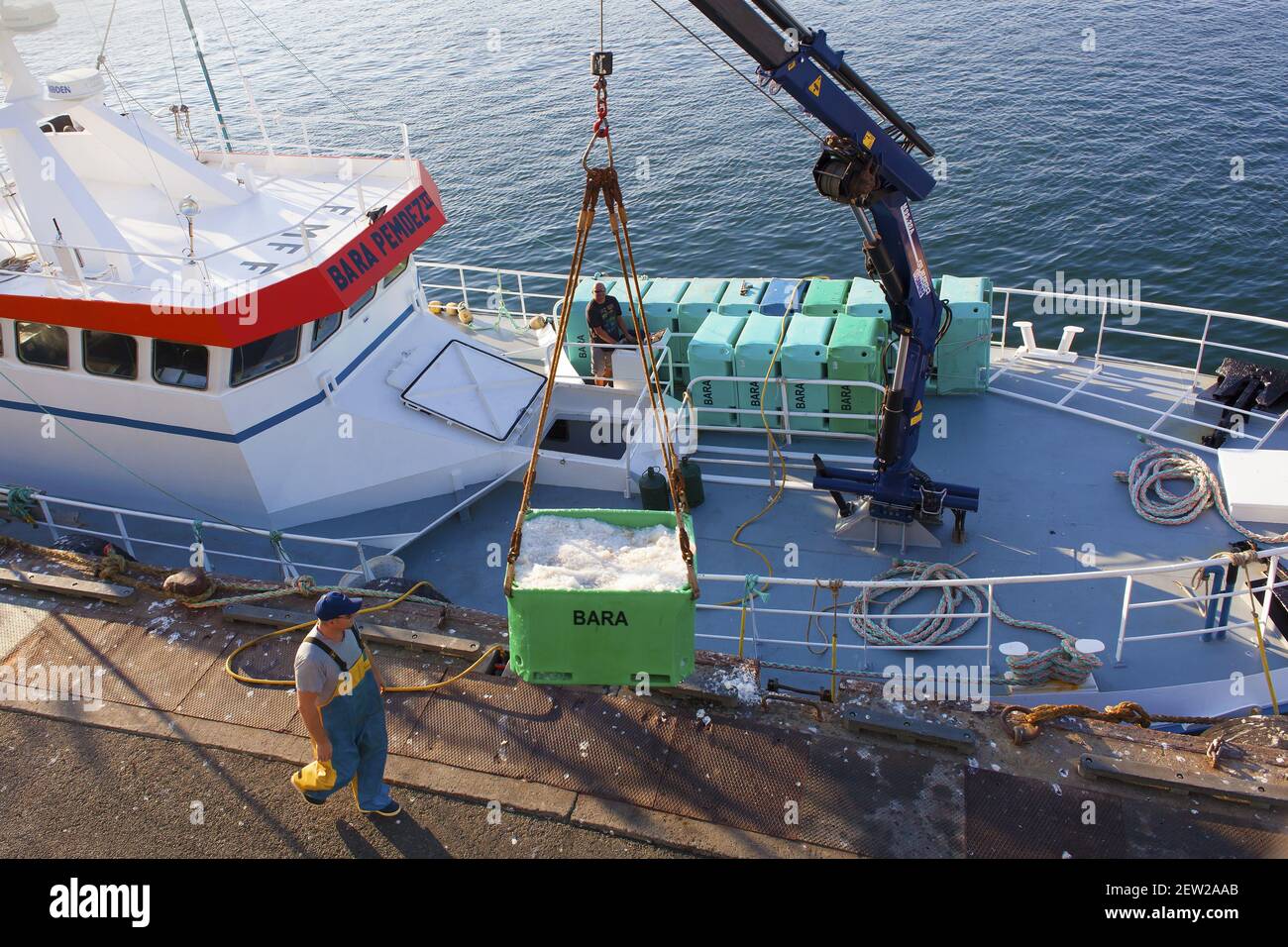 France, Finistère (29), Pays Bigouden, Le Guilvinec, premier port de ...