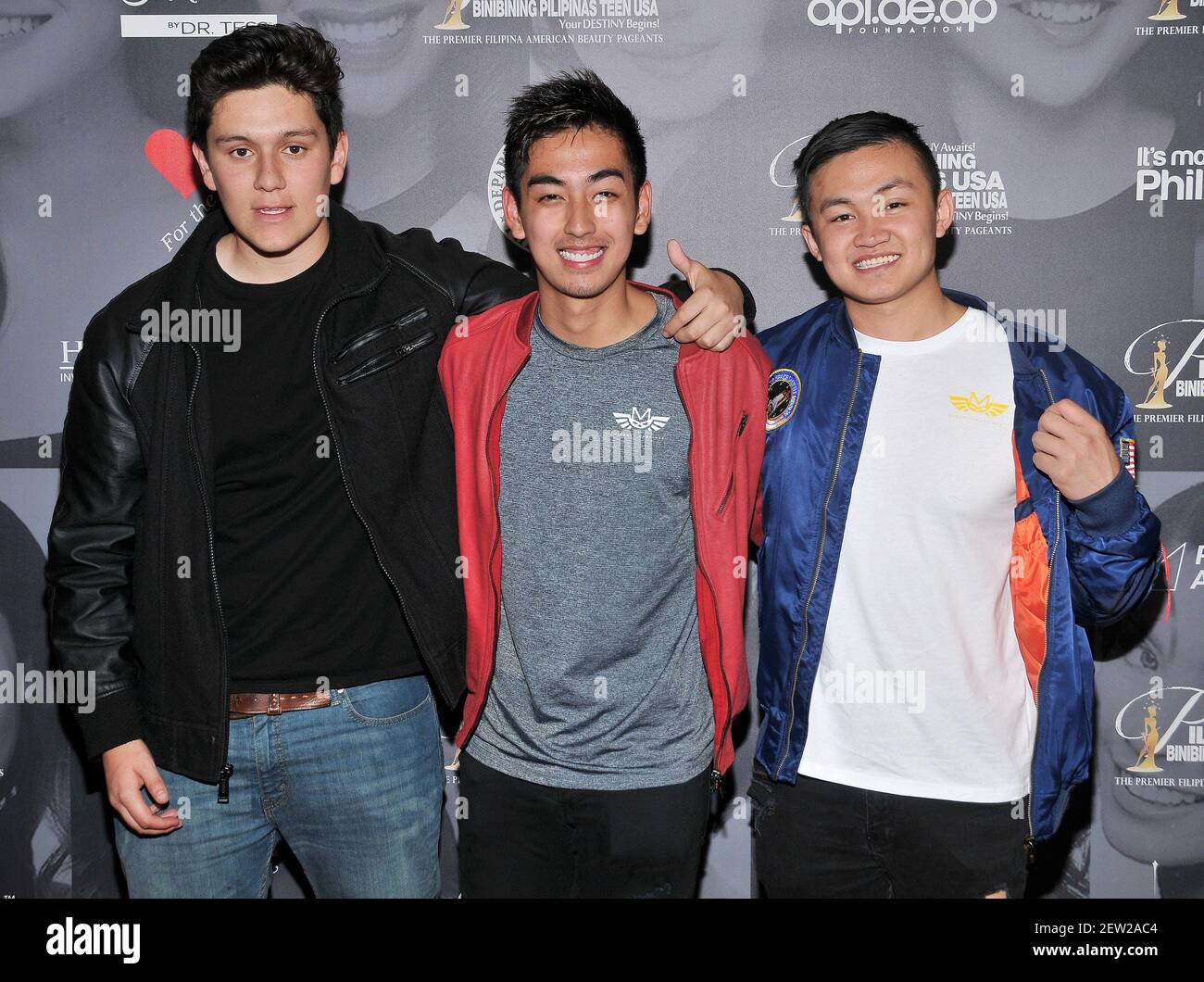 (L-R) Alexis Ordaz, Olympic Figure Ice Skater Michael Martinez and ...