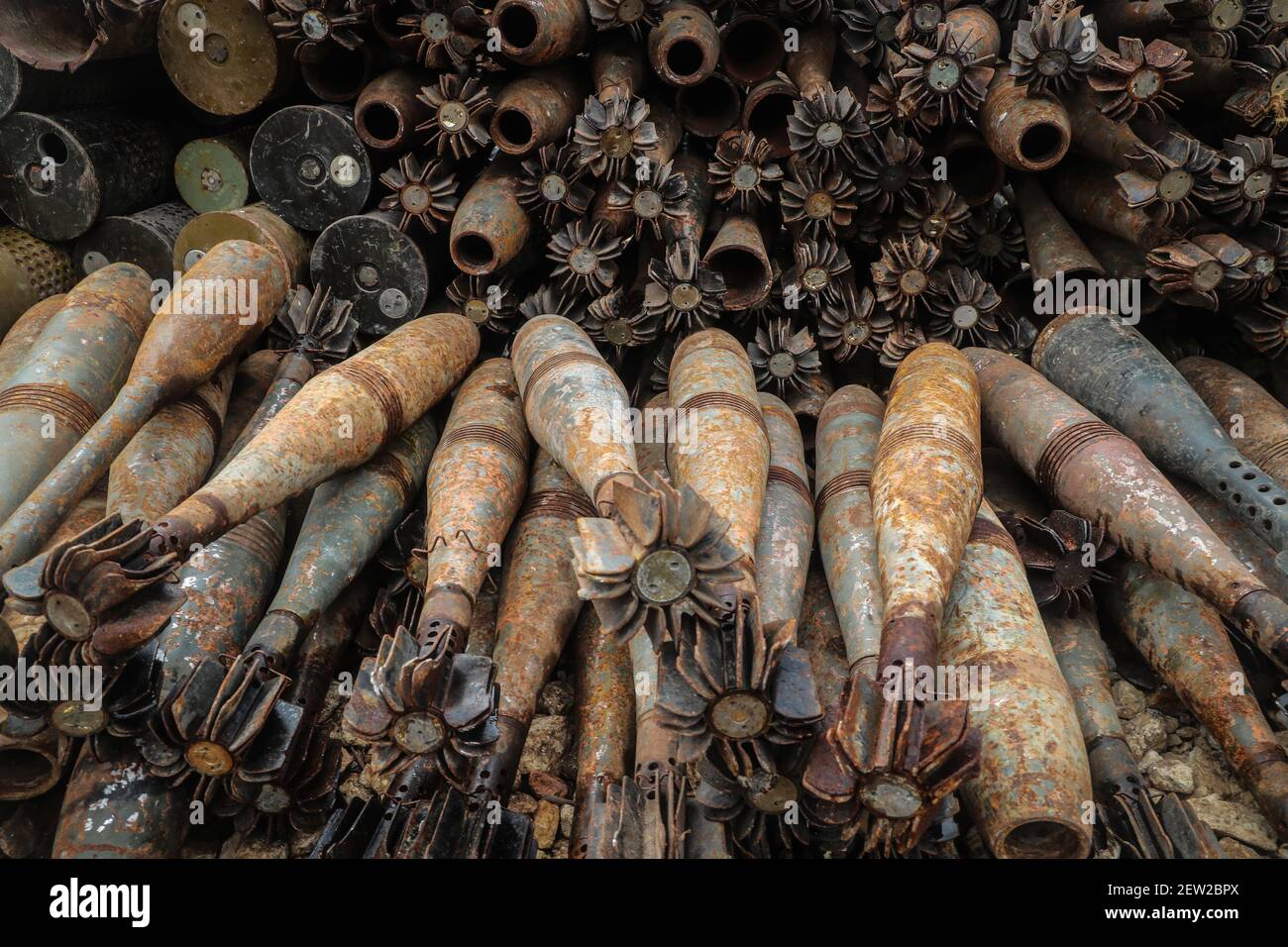 Unexploded artillery shells hi-res stock photography and images - Alamy