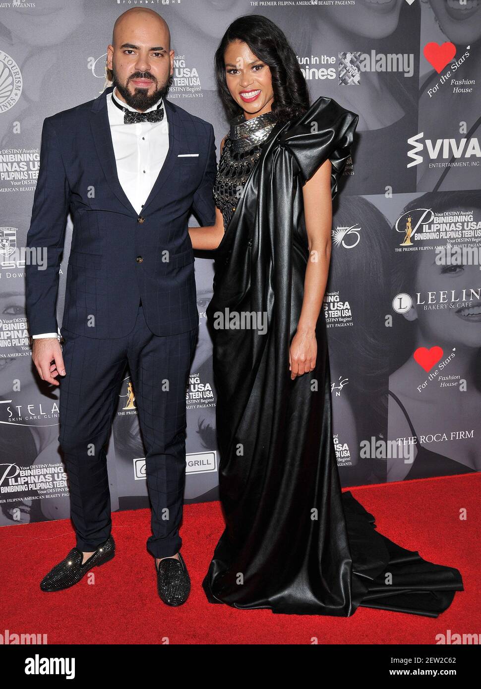(L-R) Fashion Desinger Elie Madi and Singer/Songwriter Isabella Musique ...