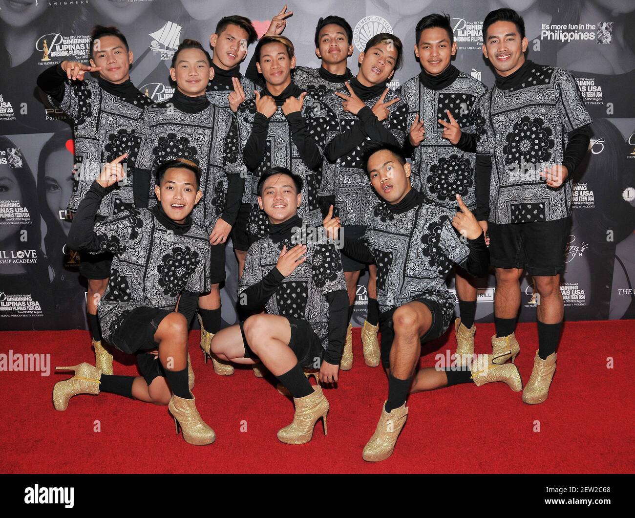 Junior New System arrives at The 5th Annual Binibining Pilipinas USA ...