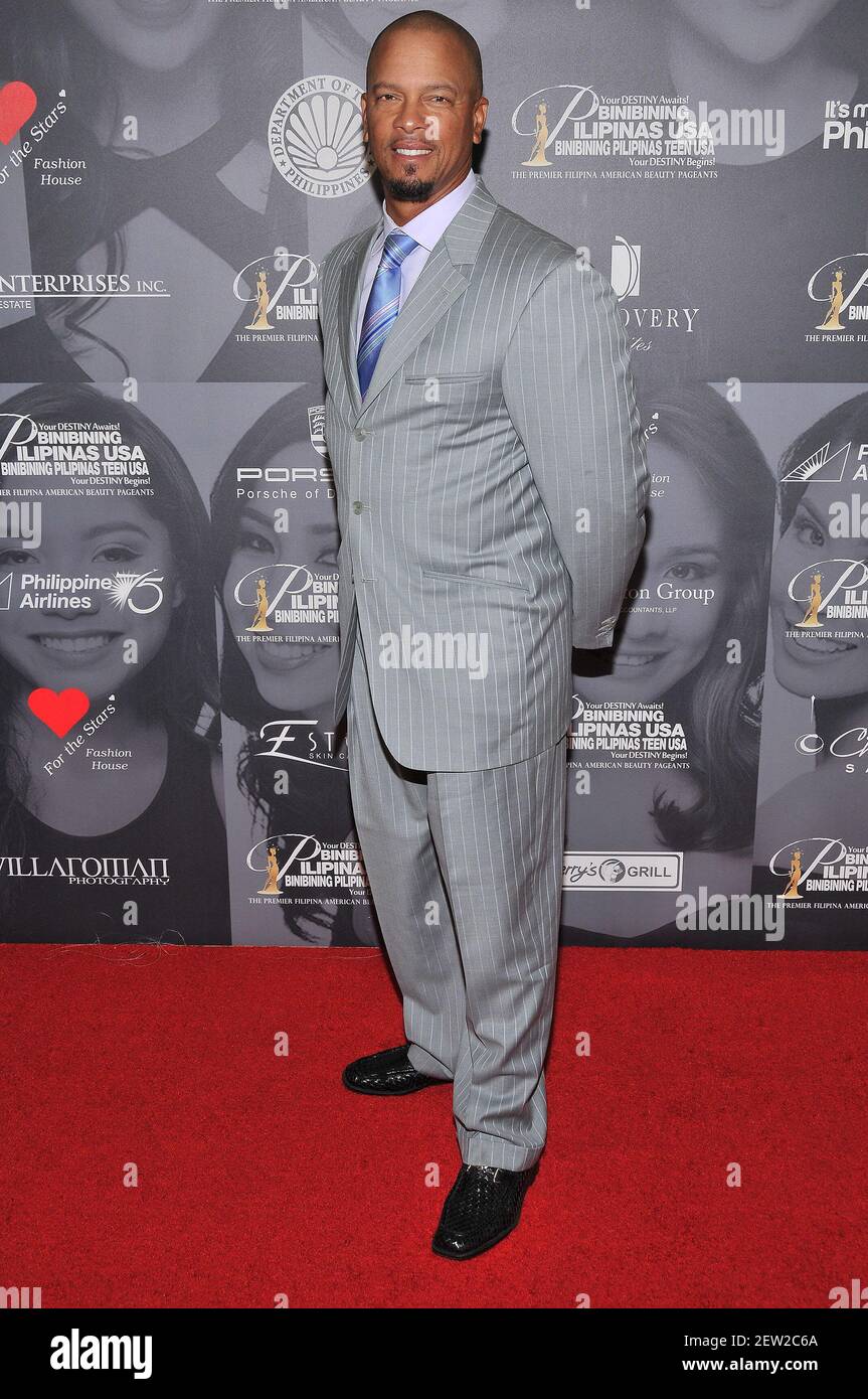 MLB Player Royce Clayton arrives at The 5th Annual Binibining Pilipinas ...