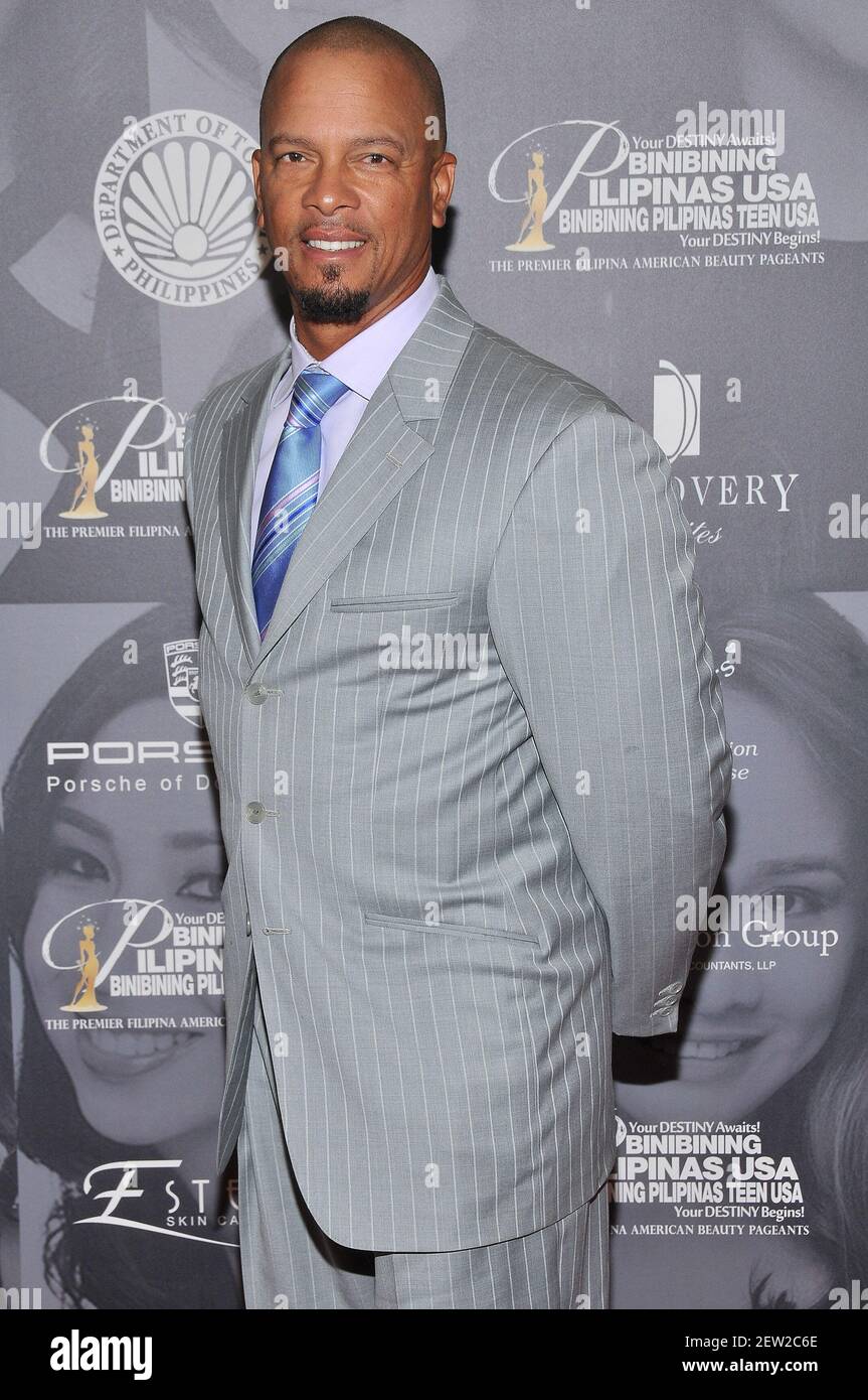 MLB Player Royce Clayton arrives at The 5th Annual Binibining Pilipinas ...