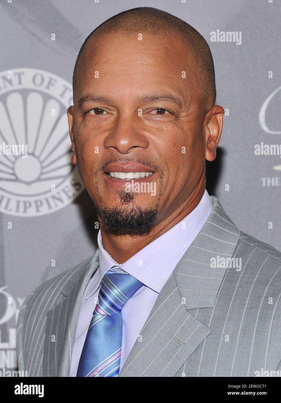 MLB Player Royce Clayton arrives at The 5th Annual Binibining Pilipinas ...