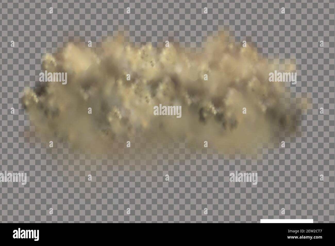Realistic vector illustration.Sandstorm, a cloud of dust or sand flying ...