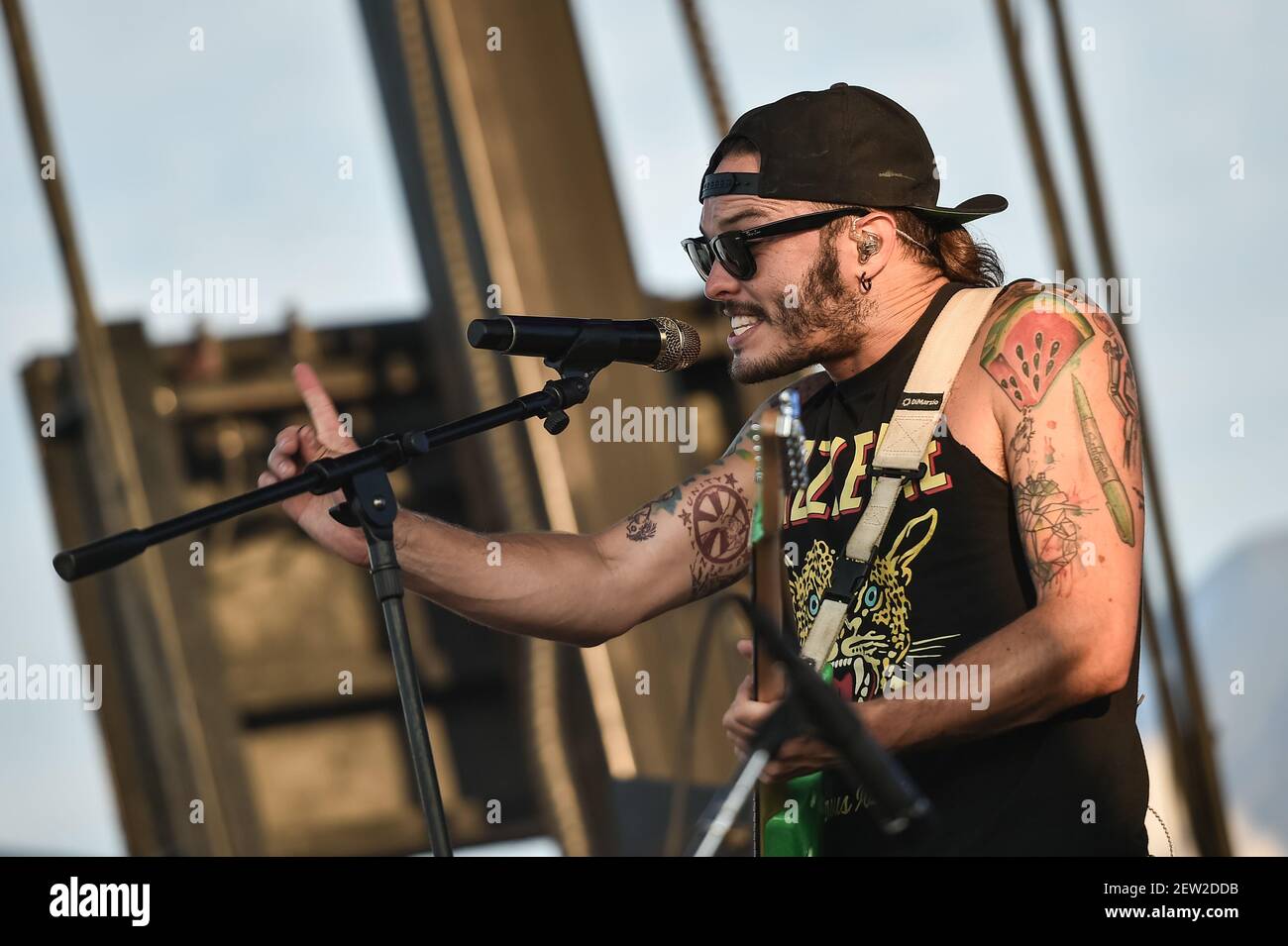 Cherub performs at the Billboard Hot 100 Music Festival in Jones Beach ...