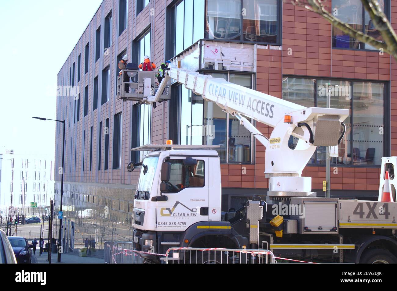 Cladding building removal hi-res stock photography and images - Alamy
