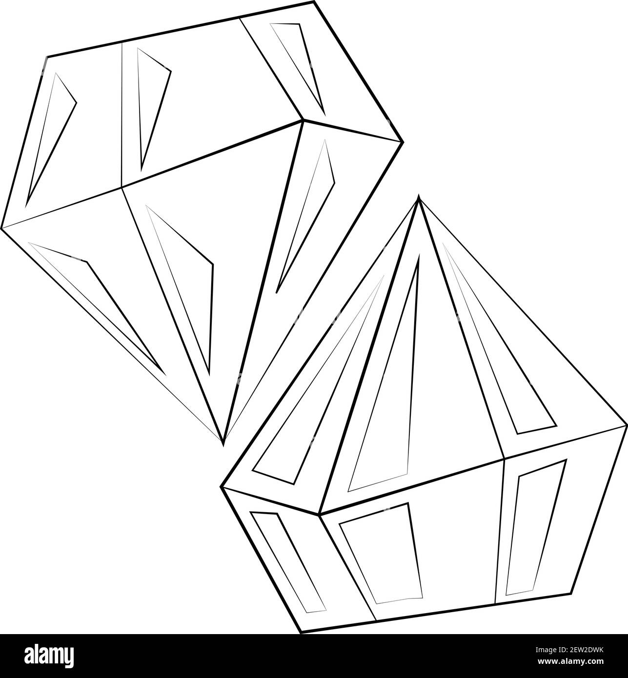 Amethyst colouring Stock Vector Images - Alamy