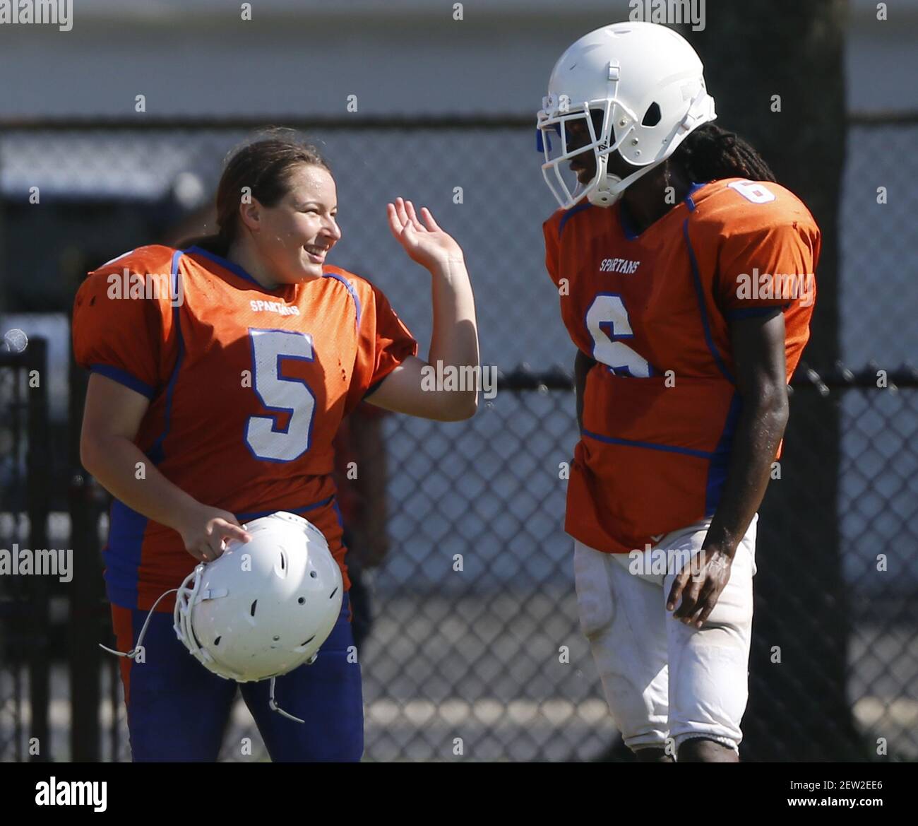 Hollywood Hills quarterback Holly Neher, 16, has a close relationship ...