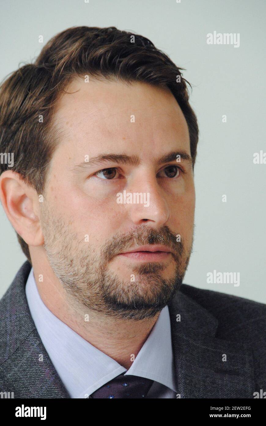 Mark Boal, writer, at the Hollywood Foreign Press Association press ...