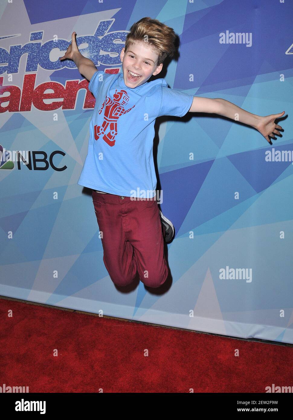 Dancer Merrick Hanna at the NBC "America's Got Talent" Season 12 Live ...