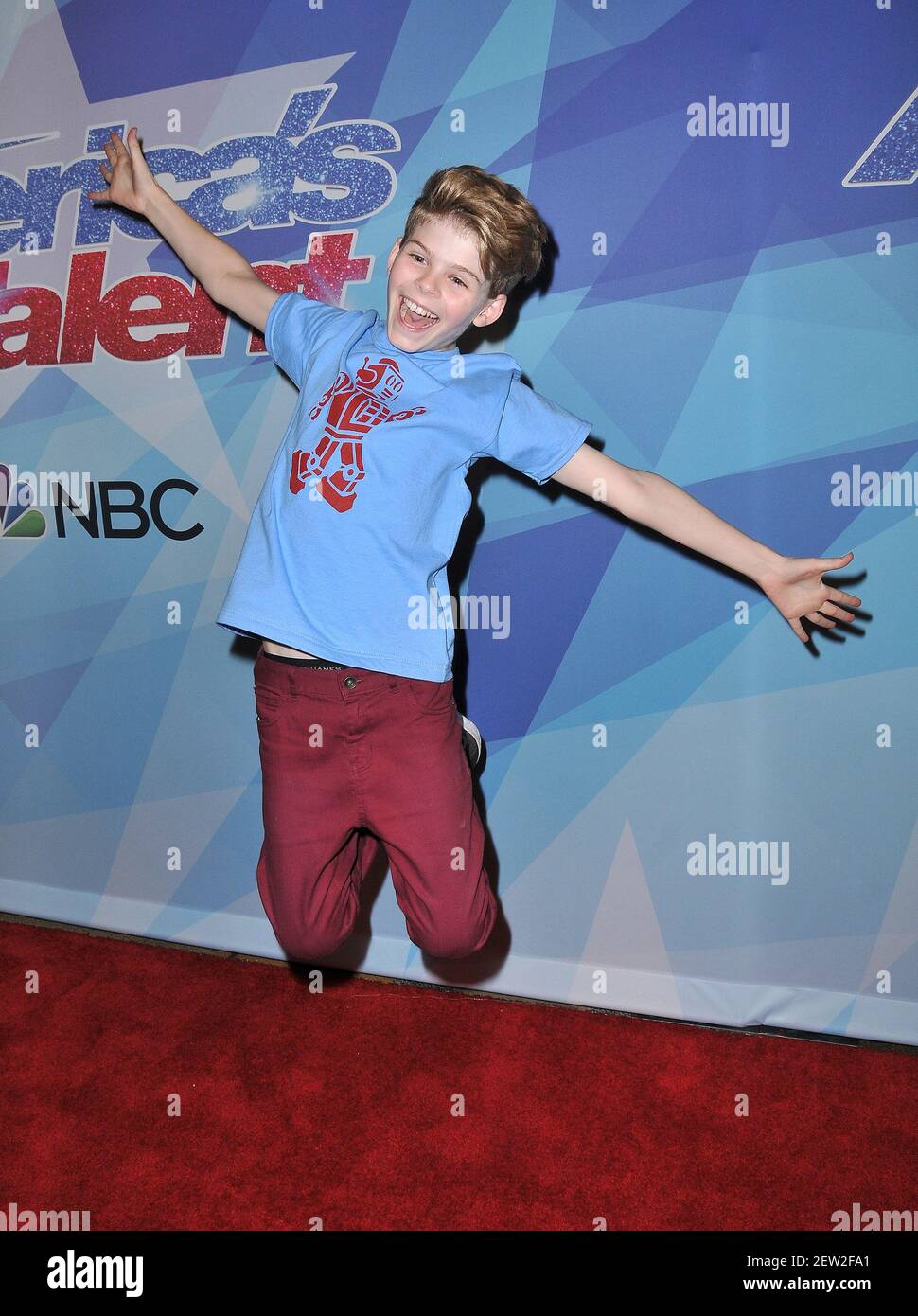 Dancer Merrick Hanna at the NBC "America's Got Talent" Season 12 Live ...