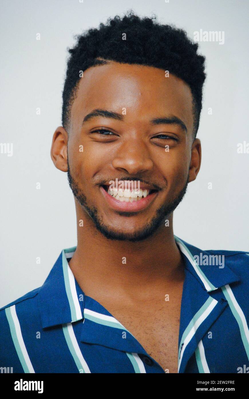Algee Smith at the Hollywood Foreign Press Association press conference ...