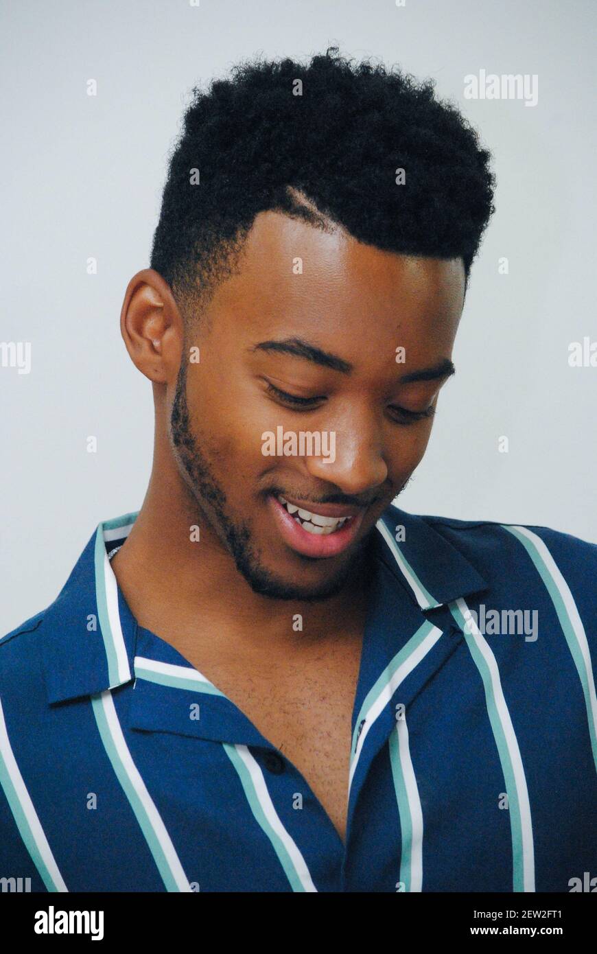 Algee Smith at the Hollywood Foreign Press Association press conference ...
