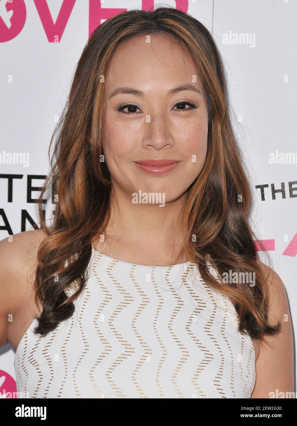 Elizabeth Ho arrives at "The Layover" Los Angeles Premiere held at the ...