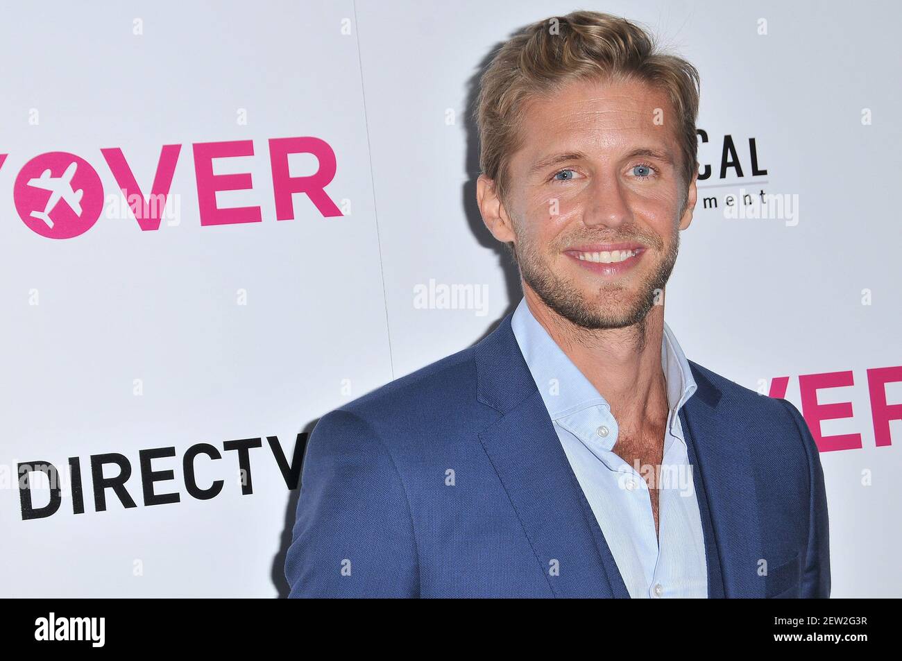 Matt Barr arrives at "The Layover" Los Angeles Premiere held at the ...