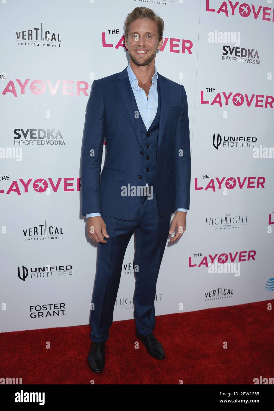 HOLLYWOOD, CA - AUGUST 23: Matt Barr at the premiere of "The Layover ...