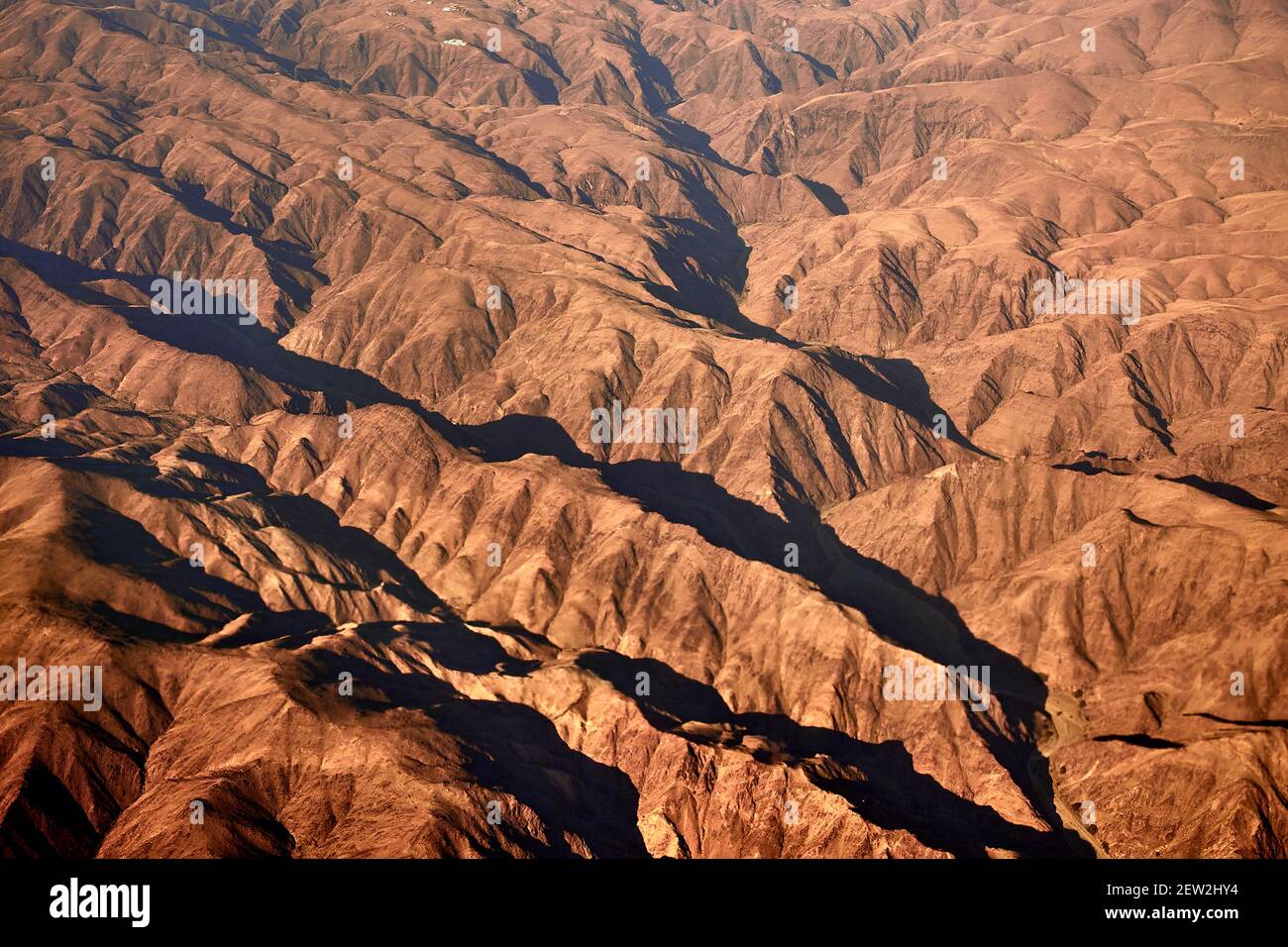 In the background the mountains of saudi arabia hi-res stock ...