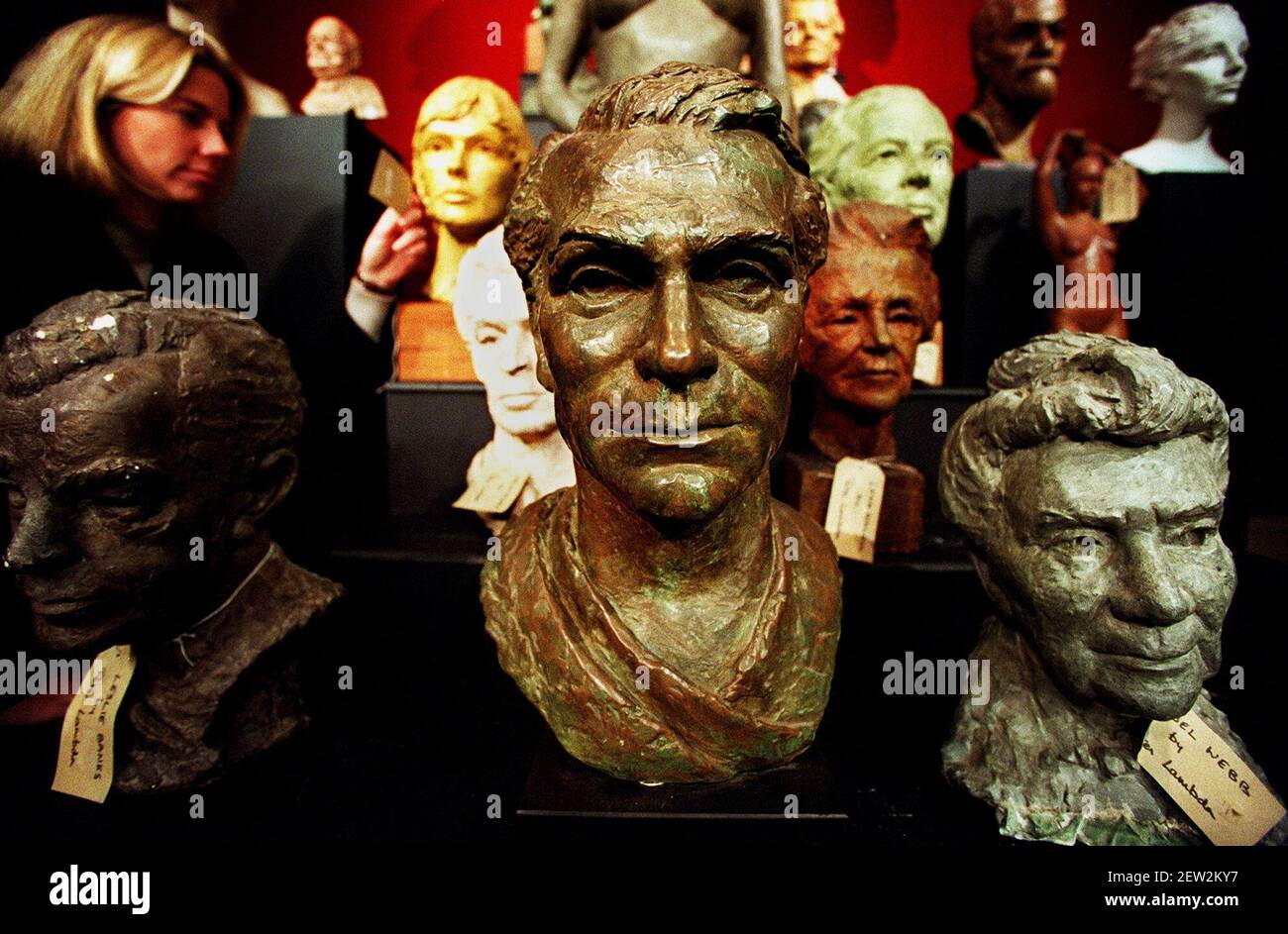 Sir Laurence Olivier, one of the sculptures from the studio of Peter ...