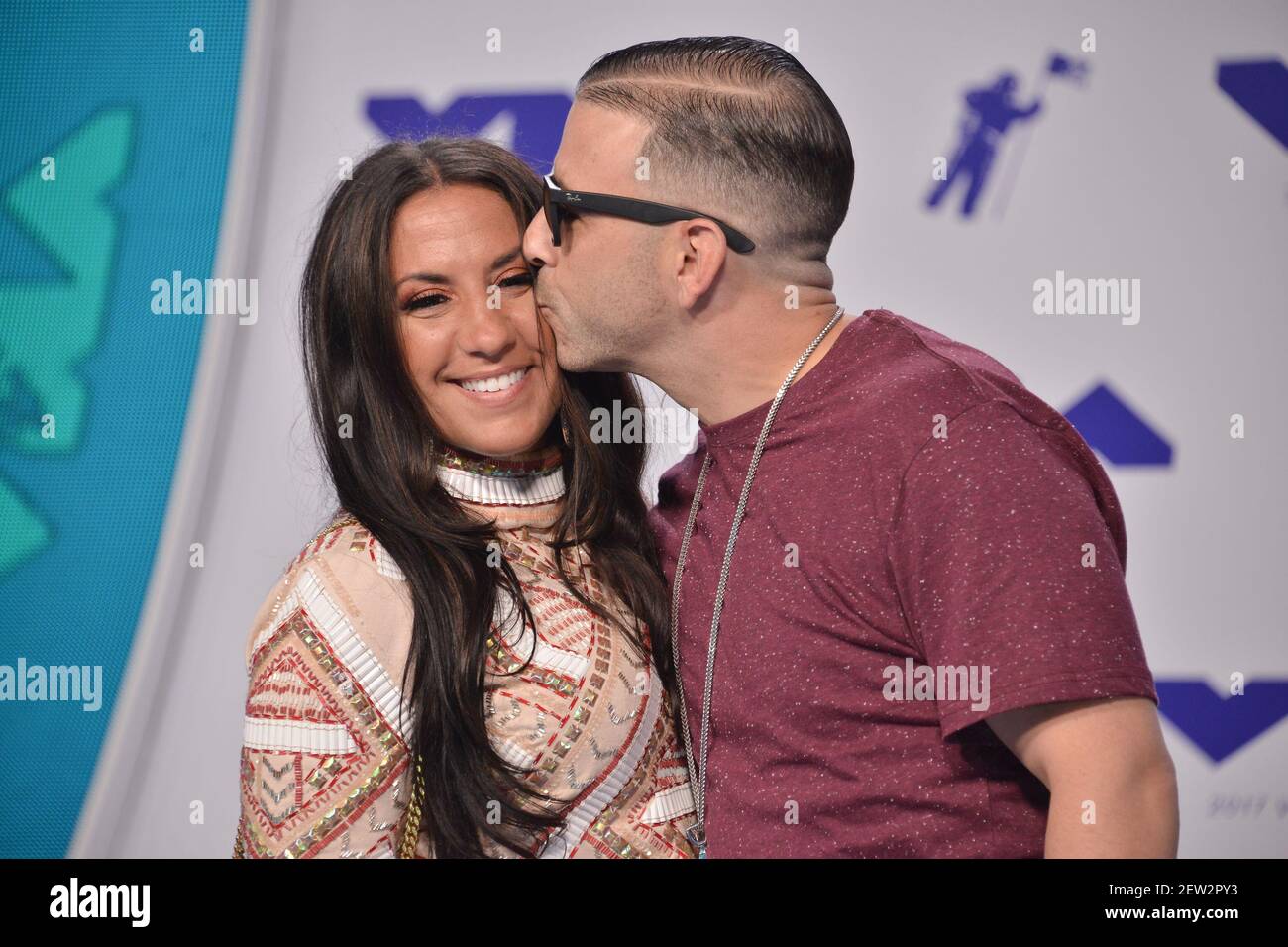 Patrick Borriello (R) at the 2017 MTV Video Music Awards held at The ...