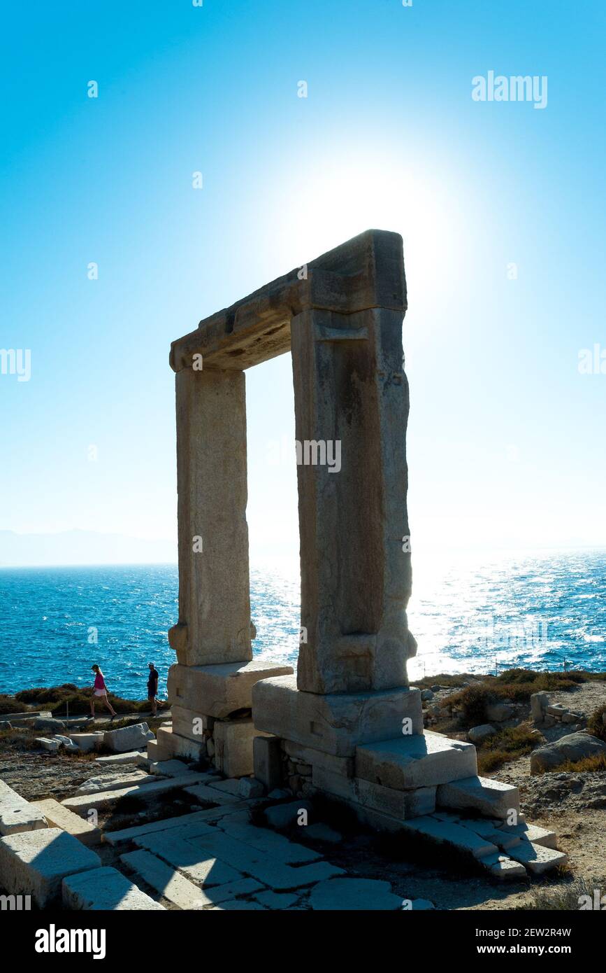 Palatia, Sanctuary of Delian Apollo, Naxos City, Naxos, Cyclades, South ...