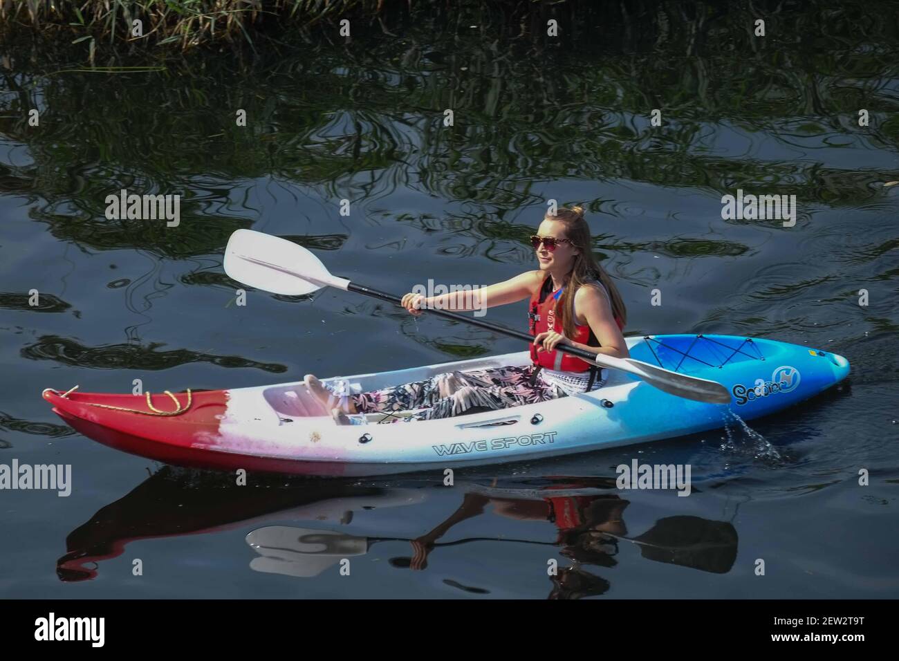 Canoeing at the East London Waterways Festival gets under way on the ...