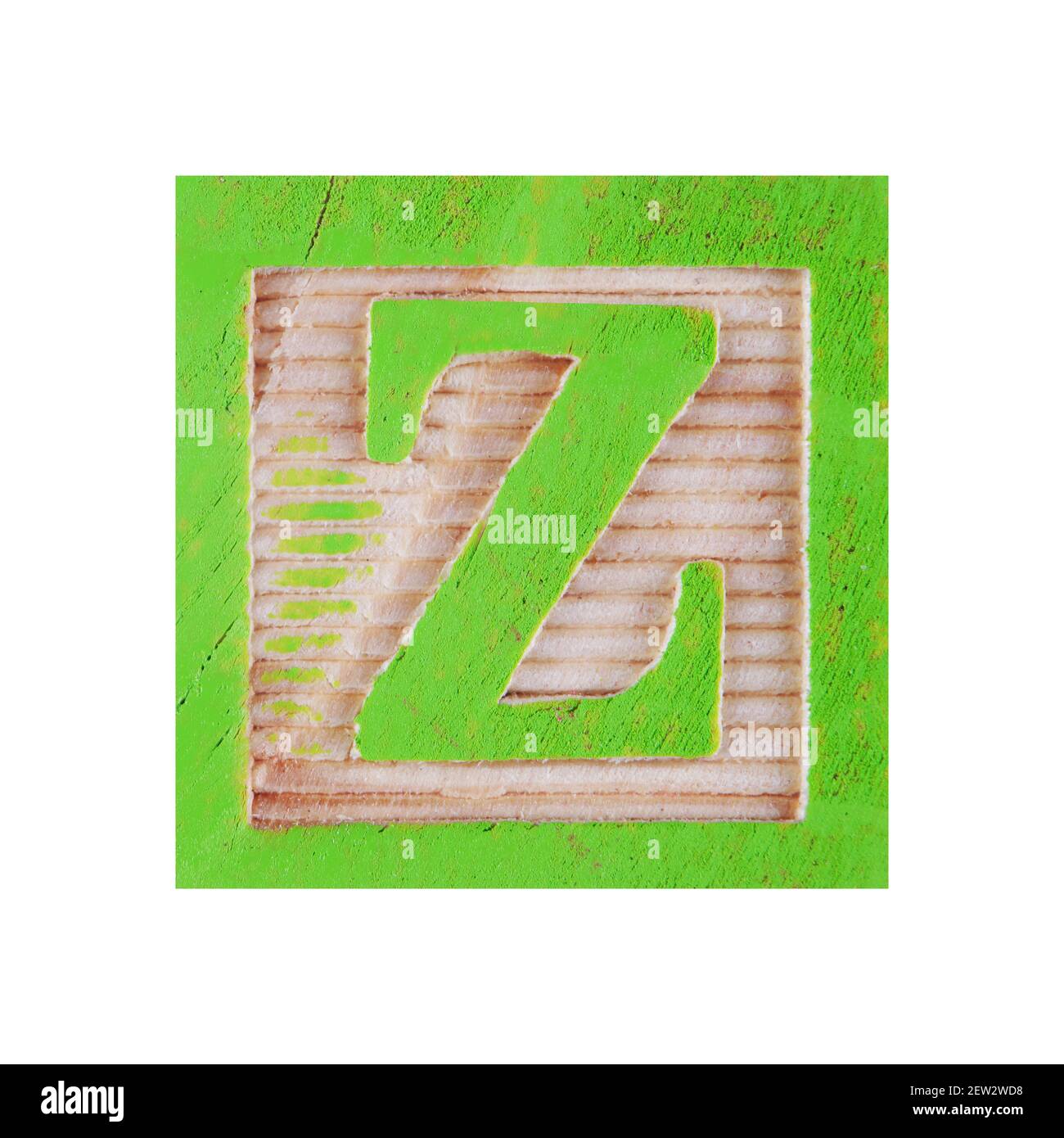 Letter z childs wood block hi-res stock photography and images - Alamy