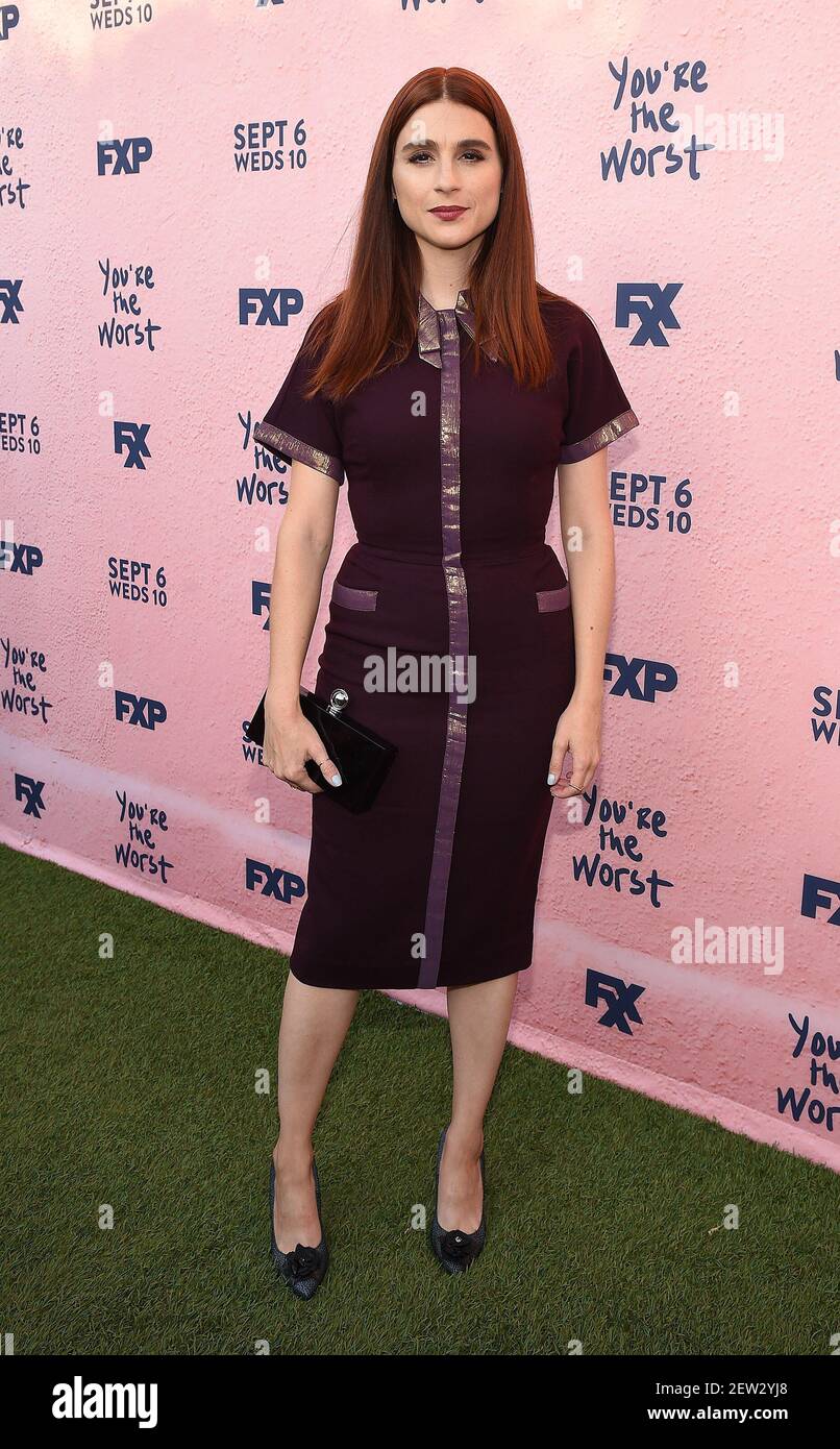 LOS ANGELES - AUGUST 29: Aya Cash arrives at the Season 4 premiere of ...