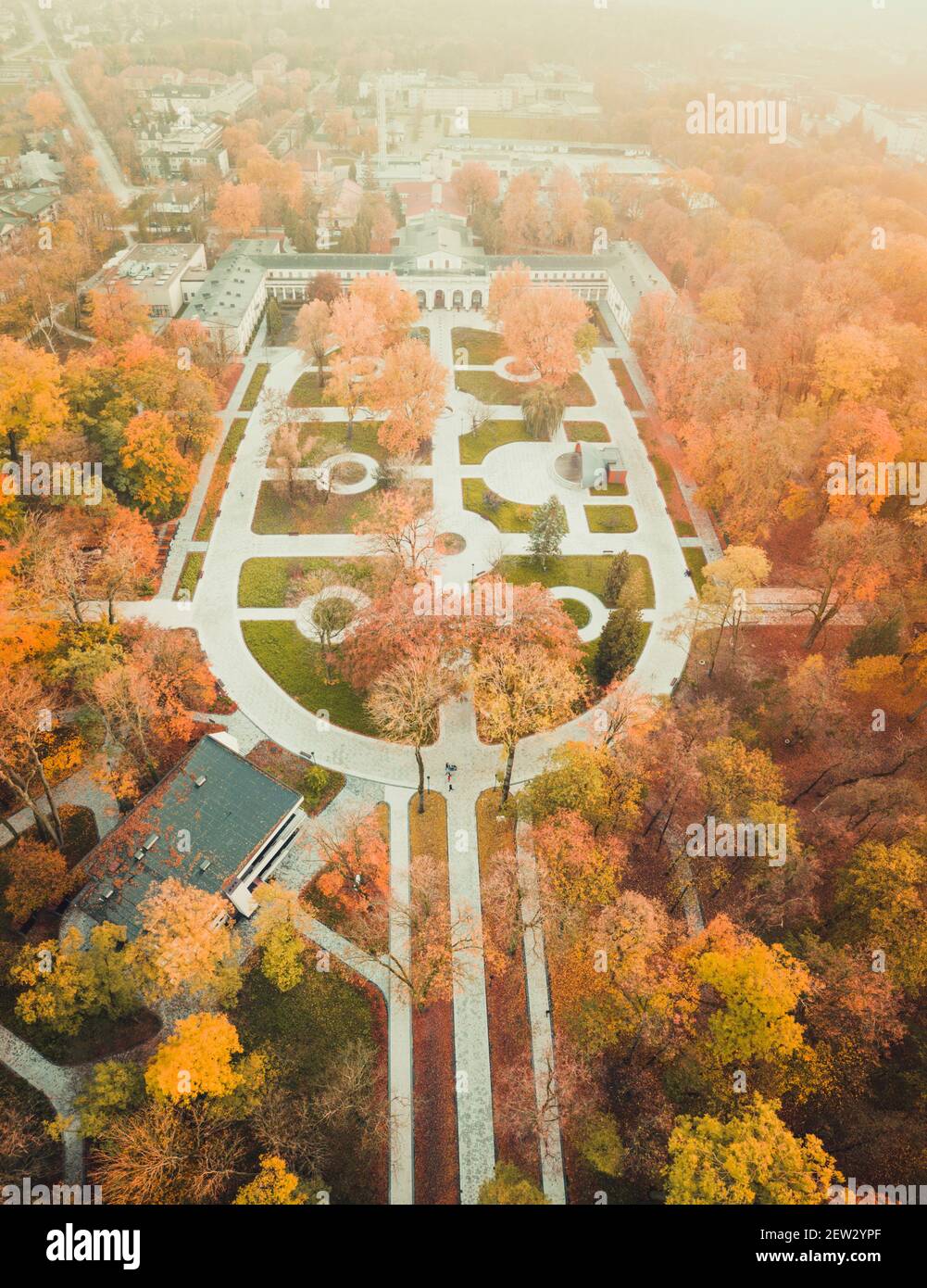 Panorama of Busko Zdroj. Busko Zdroj, Holy Cross, Poland Stock Photo ...
