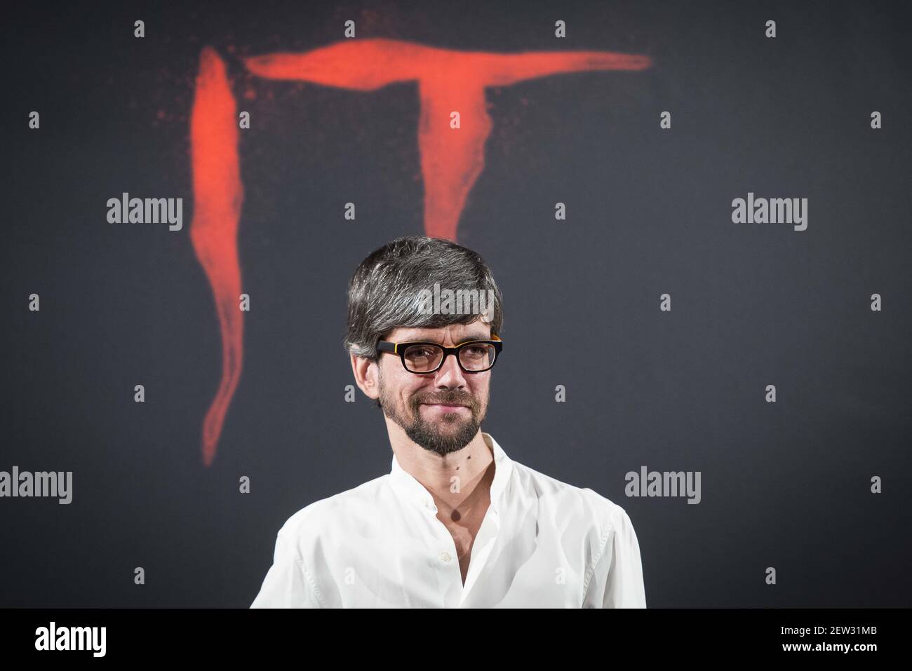Javier Botet during the presentation of the film "IT" in Madrid, Spain ...