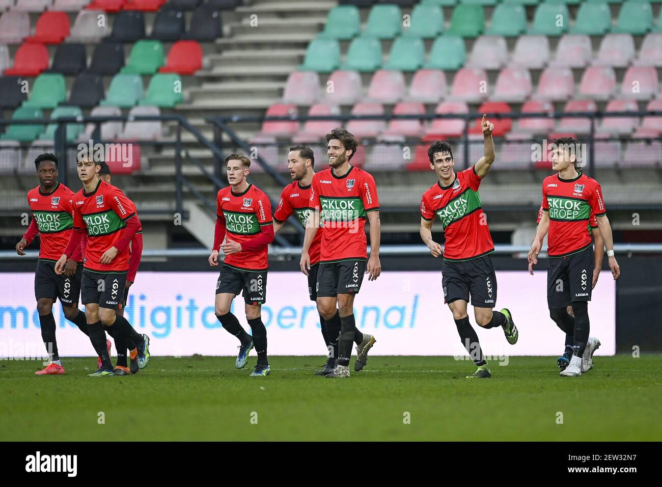 NIJMEGEN, 02-03-2021, Goffertstadion, Dutch Keuken Kampioen Divisie ...