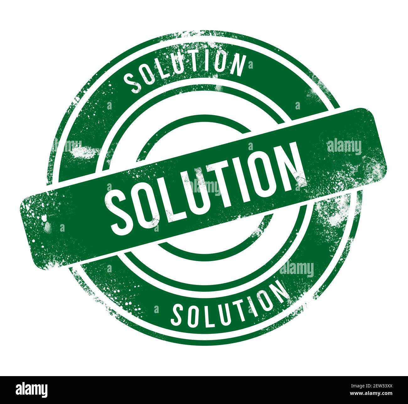 Solution stamp hi-res stock photography and images - Alamy