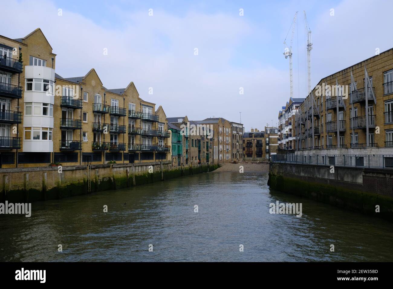 LONDON - 2ND MARCH 2021: Dunbar Wharf in Poplar East London Stock Photo ...